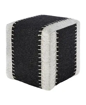 SURYA Niko Pouf - Black