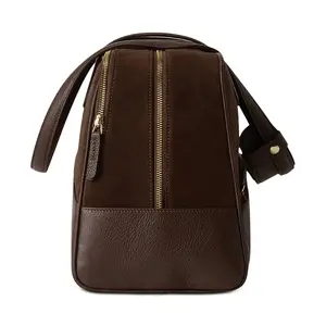 BY BANOO Core Collection 12 Hour Leather Duffle Bag - Mocha/gold