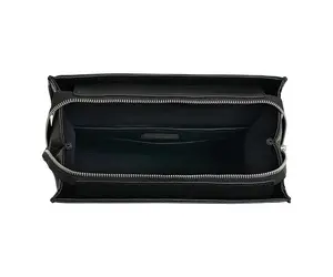 BY BANOO Core Collection City Leather Backpack - Black Silver