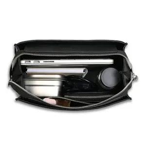 BY BANOO Core Collection City Leather Backpack - Black Silver