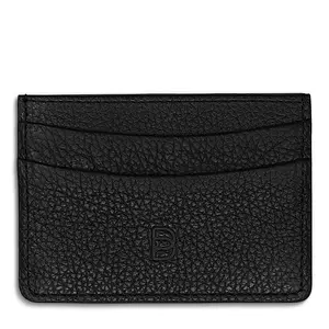 BY BANOO Core Collection Small Leather Card Holder - Black
