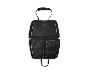 BY BANOO Core Collection 24 Hour Leather Suitcase - Black Silver