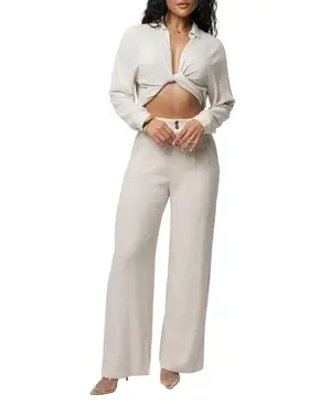 JLUXLABEL Thea Linen Trousers