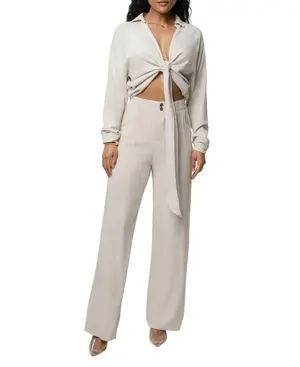 JLUXLABEL Thea Linen Trousers