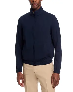 Herno Zip Jersey Jacket - Blue/ Navy