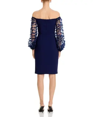Eliza J Off-the-shoulder Balloon Sleeve Dress