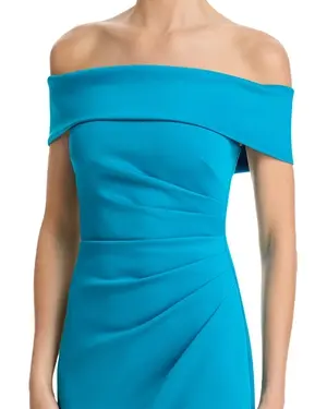Eliza J Off-the-shoulder Hi-lo Dress
