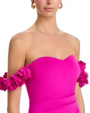 Eliza J Strapless Mermaid Gown
