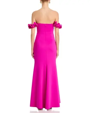 Eliza J Strapless Mermaid Gown