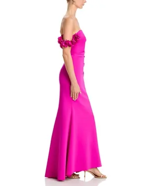 Eliza J Strapless Mermaid Gown