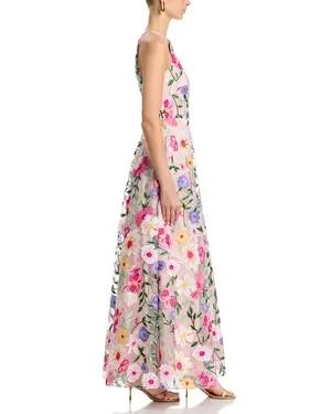Eliza J Sleeveless Gown - Multi
