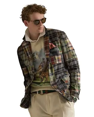 Polo Ralph Lauren Tailored Fit Patchwork Blazer