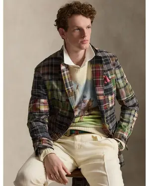 Polo Ralph Lauren Tailored Fit Patchwork Blazer
