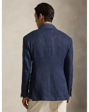 Polo Ralph Lauren Tailored Fit Linen Suit Jacket - Navy