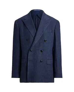 Polo Ralph Lauren Tailored Fit Linen Suit Jacket - Navy