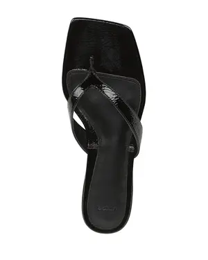 Vince San Juan Thong Ii Sandals - Black