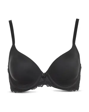 DOMINIQUE INTIMATES Lacee Everyday Lace Contour T-shirt Bra - Black
