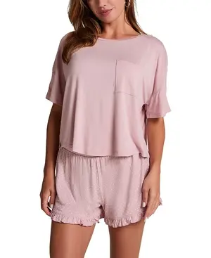 Hunkemoller Jersey Pyjama Set - Pink