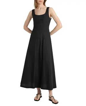 Santorelli Pagina Sleeveless Maxi Dress - Black