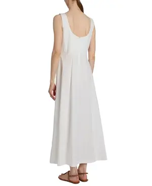 Santorelli Pagina Sleeveless Maxi Dress - Ivory