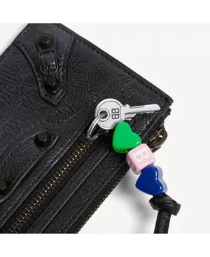 Balenciaga Le City Long Coin And Card Holder - Black