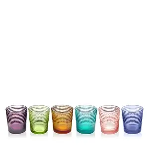 IVV Industria Vetraria Valdarnese Speedy Tumblers Multi, Set Of 6 - Assorted Colors
