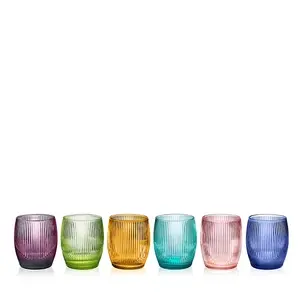 IVV Industria Vetraria Valdarnese Glu Tumblers Multi, Set Of 6 - Assorted Colors