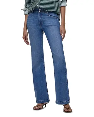 Hudson Jeans Dana High-rise Flared Jeans - Tranquil
