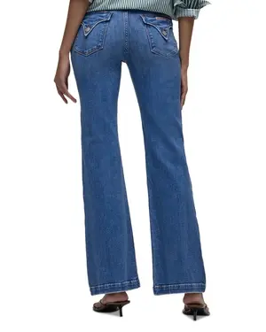 Hudson Jeans Dana High-rise Flared Jeans - Tranquil