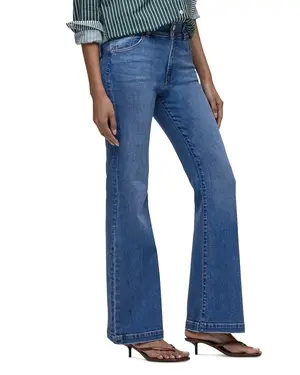 Hudson Jeans Dana High-rise Flared Jeans - Tranquil