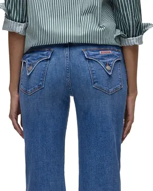 Hudson Jeans Dana High-rise Flared Jeans - Tranquil