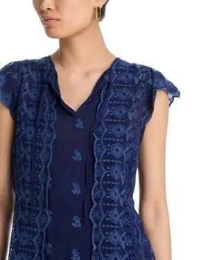 Johnny Was Daisy Eyelet Dress