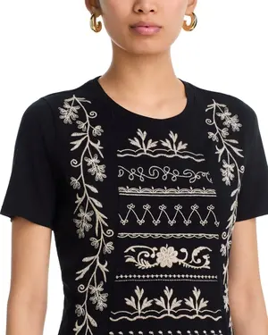 Johnny Was Azova Seamed Knit Dress