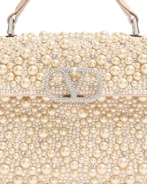 Valentino Garavani Mini Vlogo Top Handle Bag