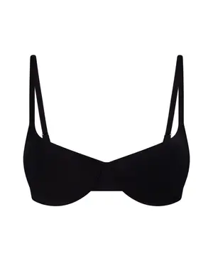 Pepper Cameo Balconette Lift Up Bra - Black