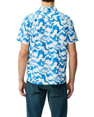 Rodd & Gunn Fireshaw Printed Shirt - Ocean