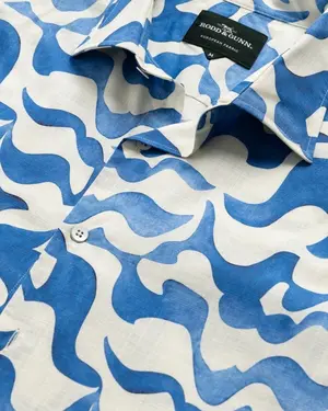 Rodd & Gunn Fireshaw Printed Shirt - Ocean