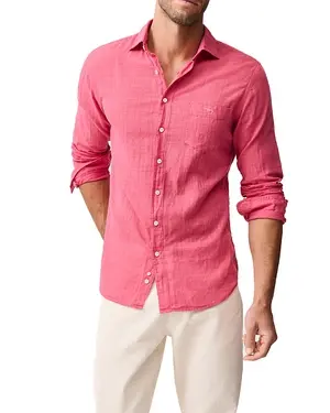 Rodd & Gunn Taupo Bay Long Sleeve Shirt - Geranium