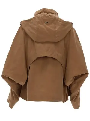 Herno Short Hooded Parka - Beige