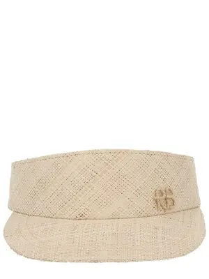 Ruslan Baginskiy Straw Visor - Ivory