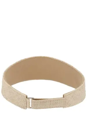 Ruslan Baginskiy Straw Visor - Ivory