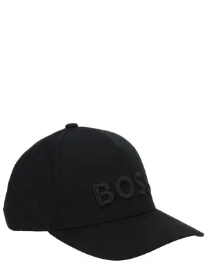 BOSS Cotton Baseball Cap - Black