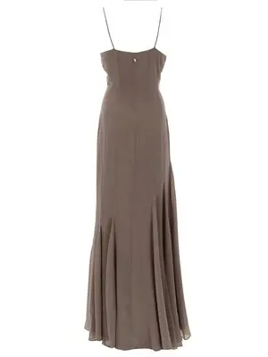 ROTATE BY BIRGER CHRISTENSEN Chiffon Long Dress