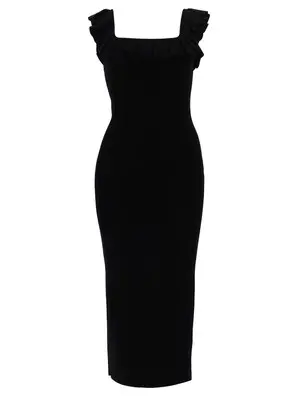 Women's Stretch Viscose Midi Dresses