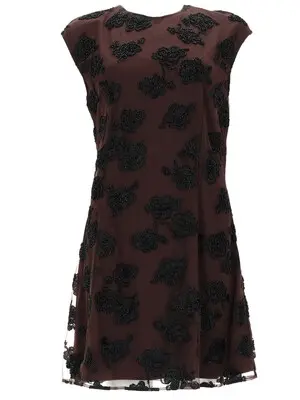 ROTATE BY BIRGER CHRISTENSEN Mini Dress With Floral Details
