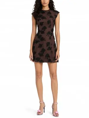 ROTATE BY BIRGER CHRISTENSEN Mini Dress With Floral Details