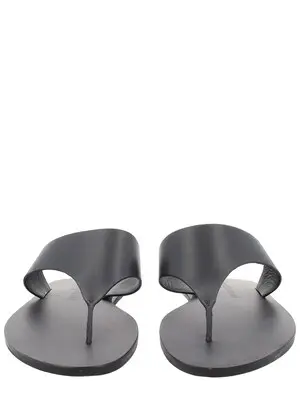 Manebí Leather Sandalo - Black
