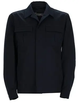 Herno Giacca Con Taschini - Blue