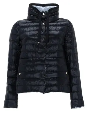 Herno Piumino Reversibile Con Collo Alto - Blue