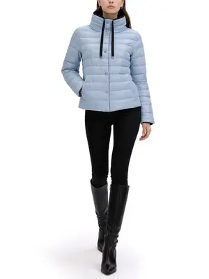 Herno Piumino Reversibile Con Collo Alto - Blue